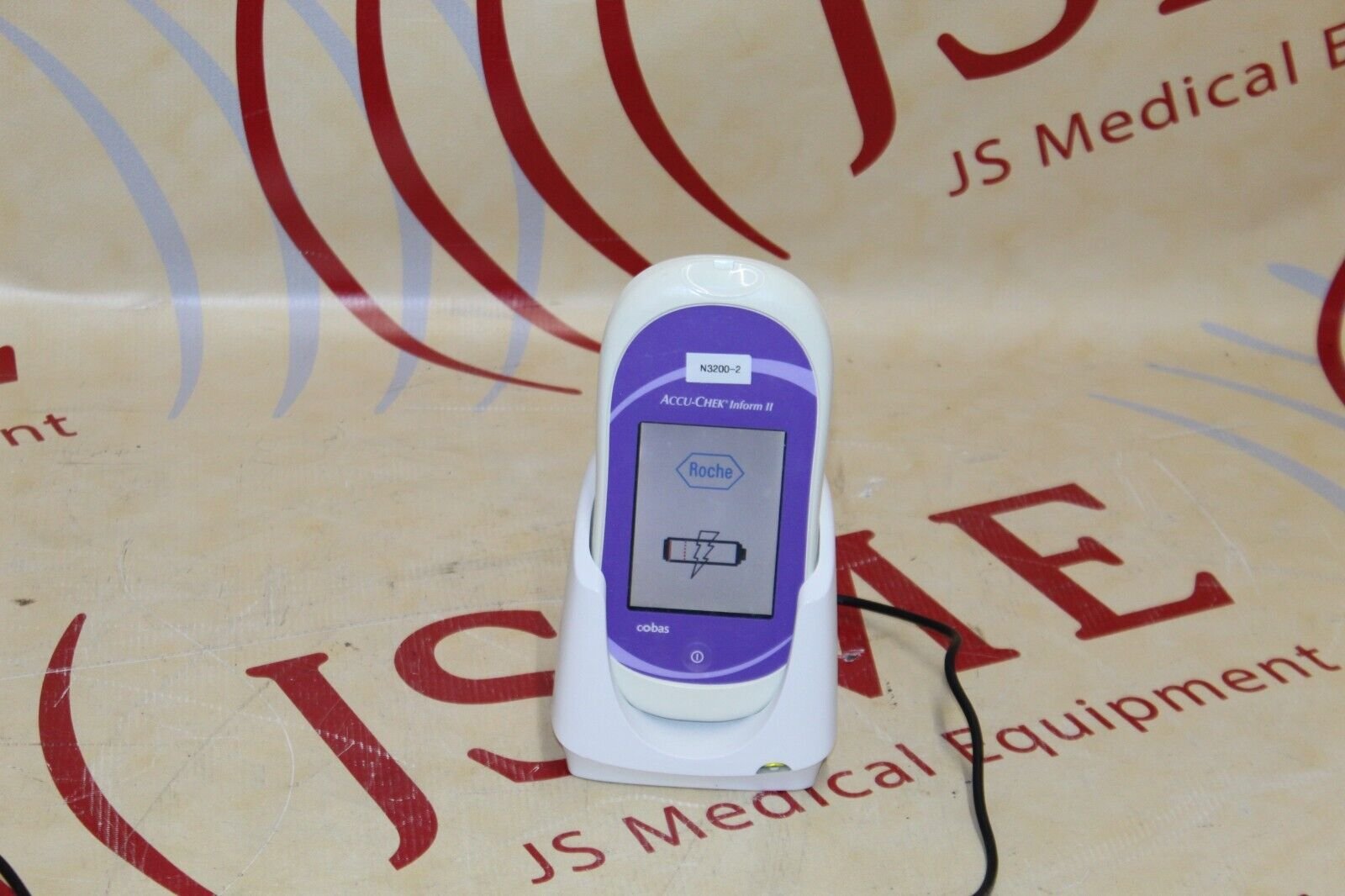 Roche Cobas Accu Chek Inform Ii Diagnostic Glucose Monitor With Base A Js Medical Equipment