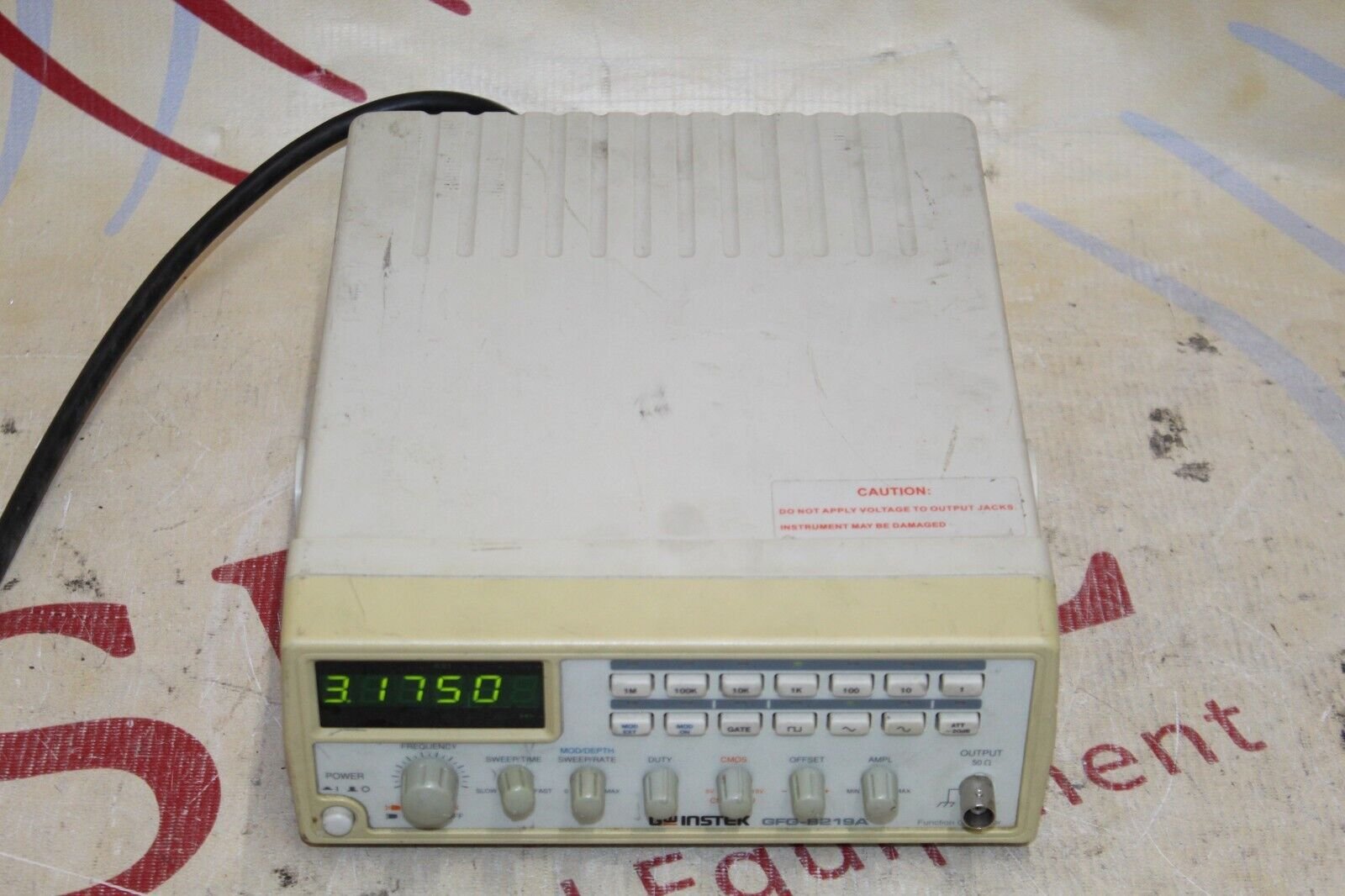 GW INSTEK GFG-8219A FUNCTION GENERATOR – JS Medical Equipment