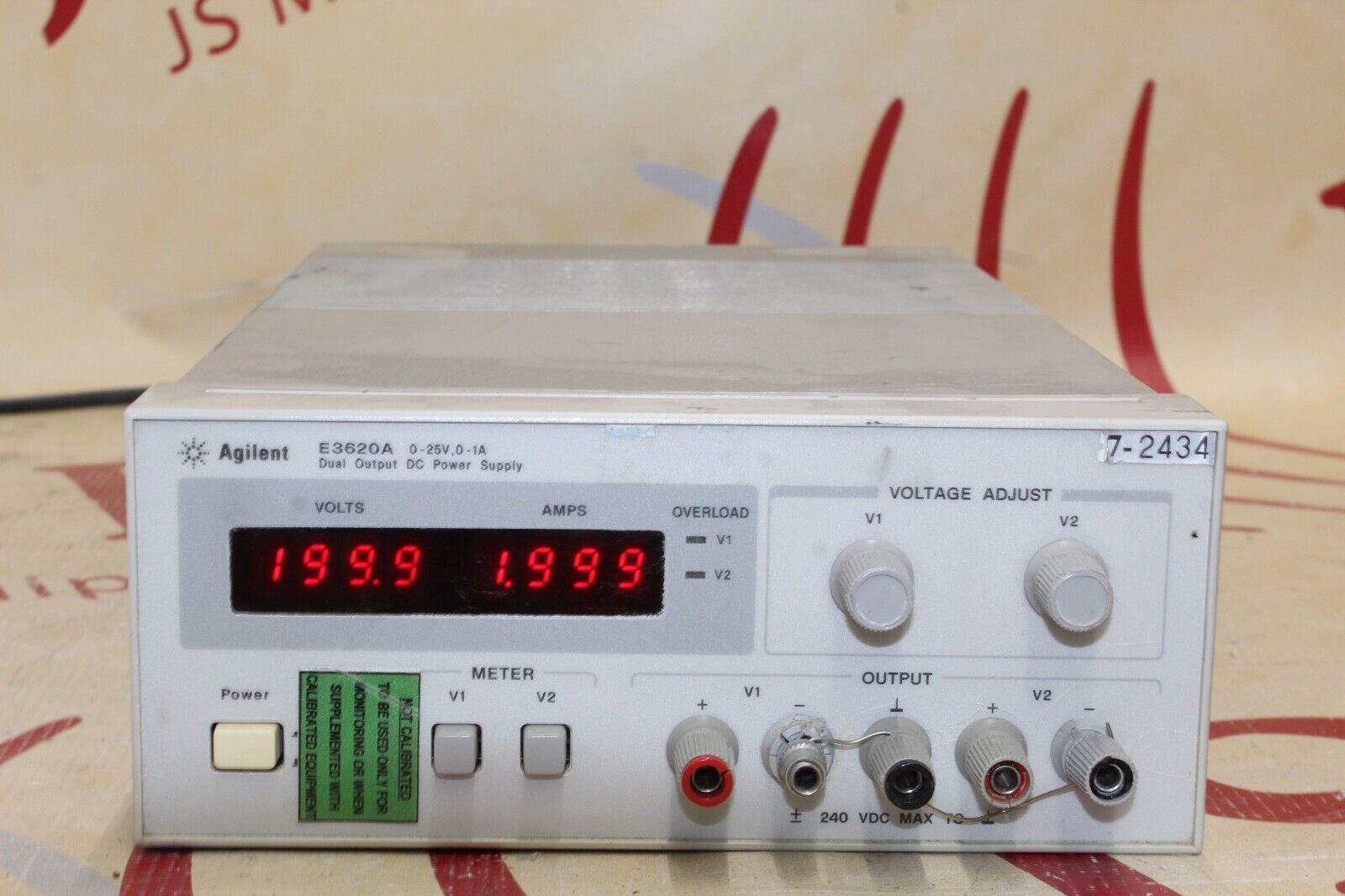 AGILENT E3620A DUAL OUTPUT DC POWER SUPPLY – JS Medical Equipment