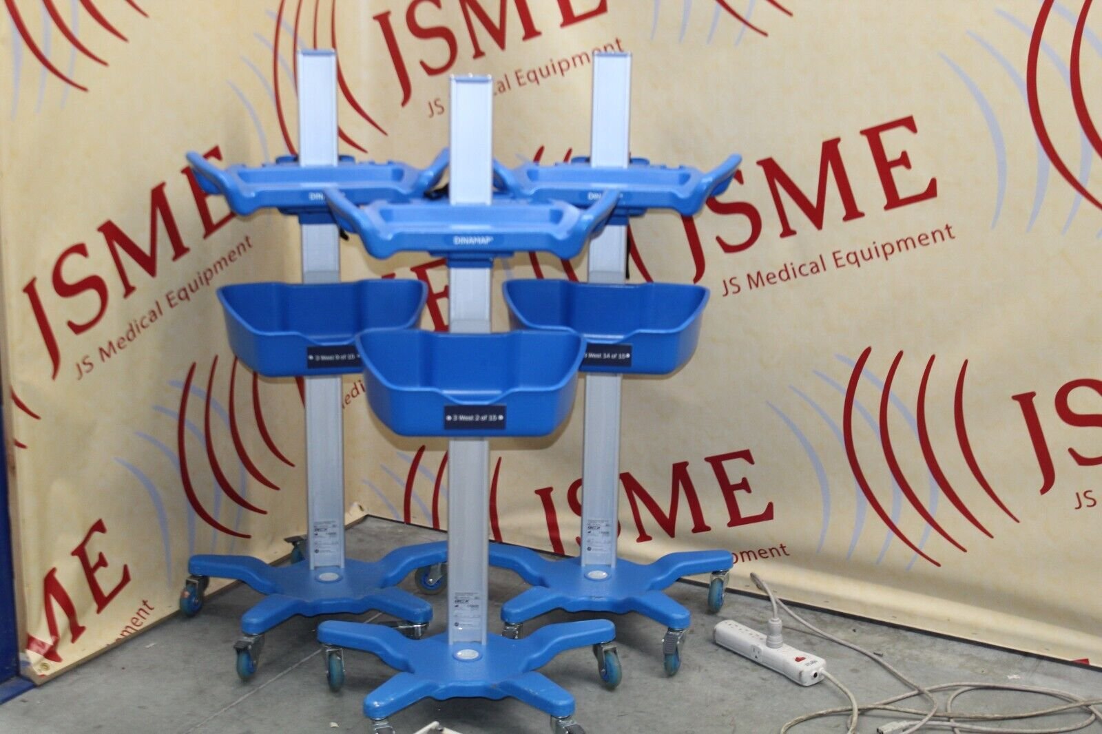 Lot of 3 GE Dinamap Carescape V100 Mobile Rolling Stand Cart – JS ...