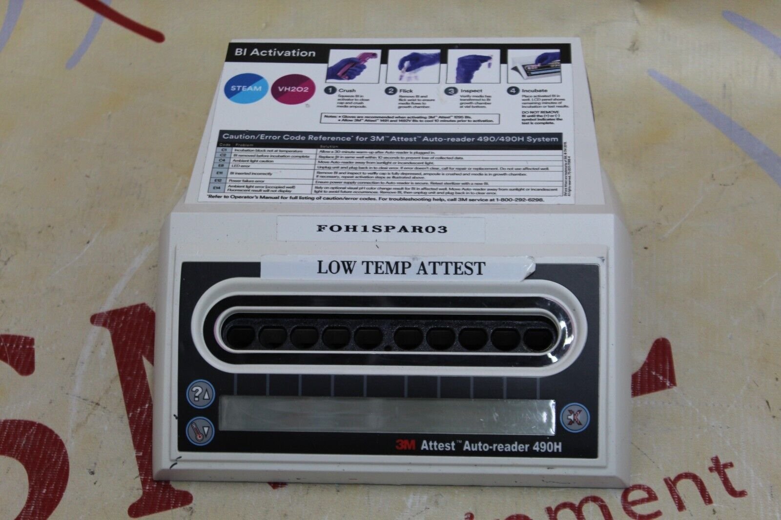 3M Attest 490H Auto Reader Incubater – JS Medical Equipment