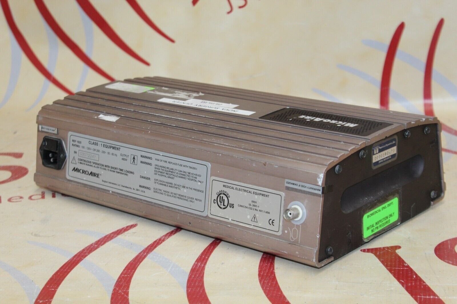 MicroAire 1025 Console Liposuction Machine – JS Medical Equipment