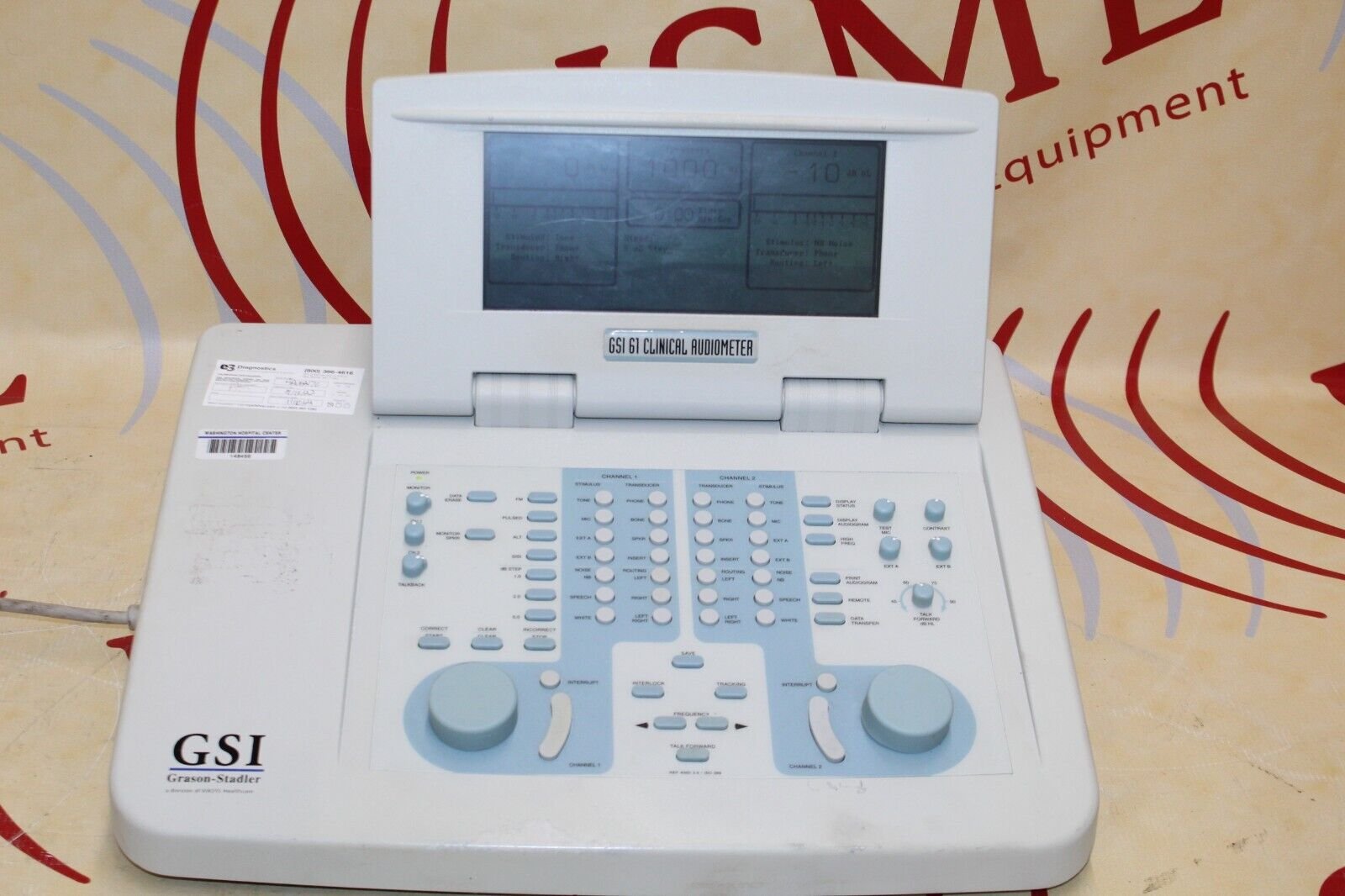 Grason-Stadler GSI 61 Clinical Audiometer – JS Medical Equipment