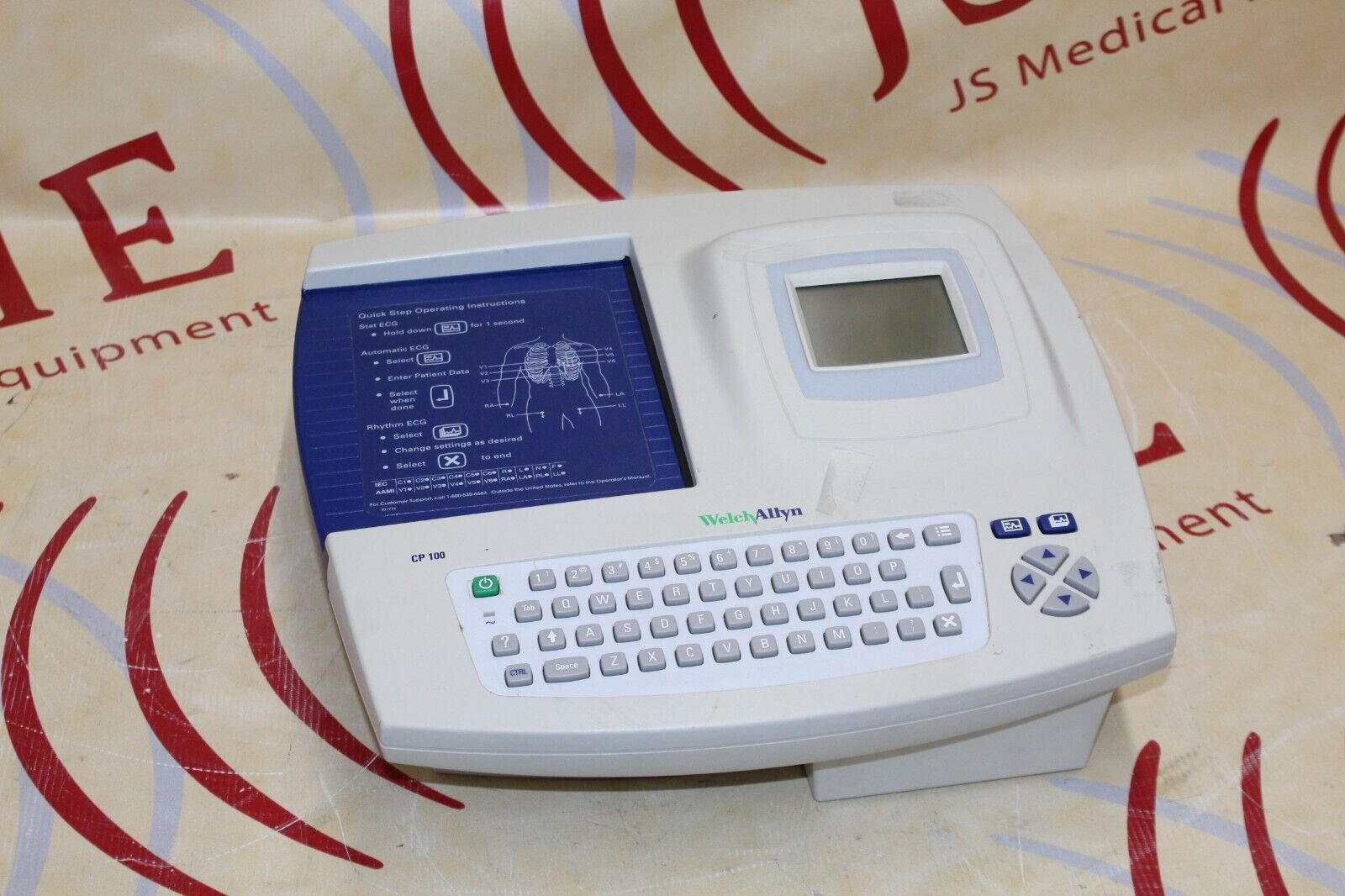 Welch Allyn CP 100 Resting Electrocardiograph ECG/EKG – JS Medical ...