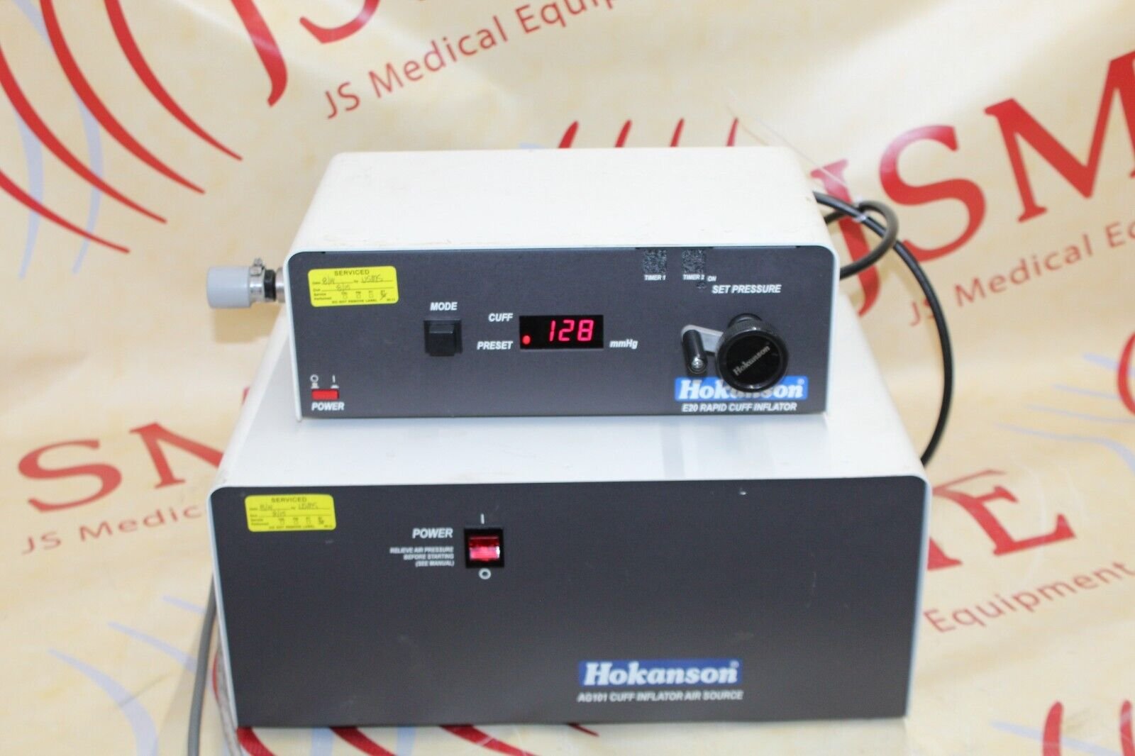 Hokanson E20 Rapid Cuff Inflator with AG-101 Source – JS Medical Equipment
