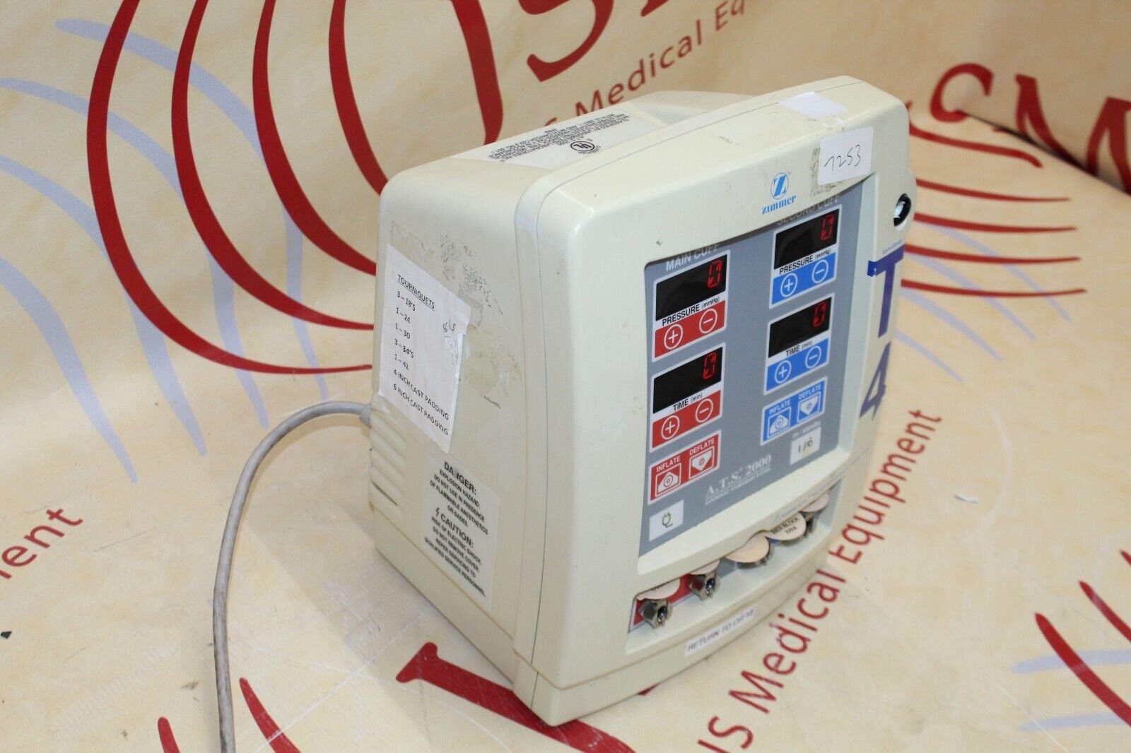 Zimmer ATS 2000 Automatic Tourniquet System – JS Medical Equipment