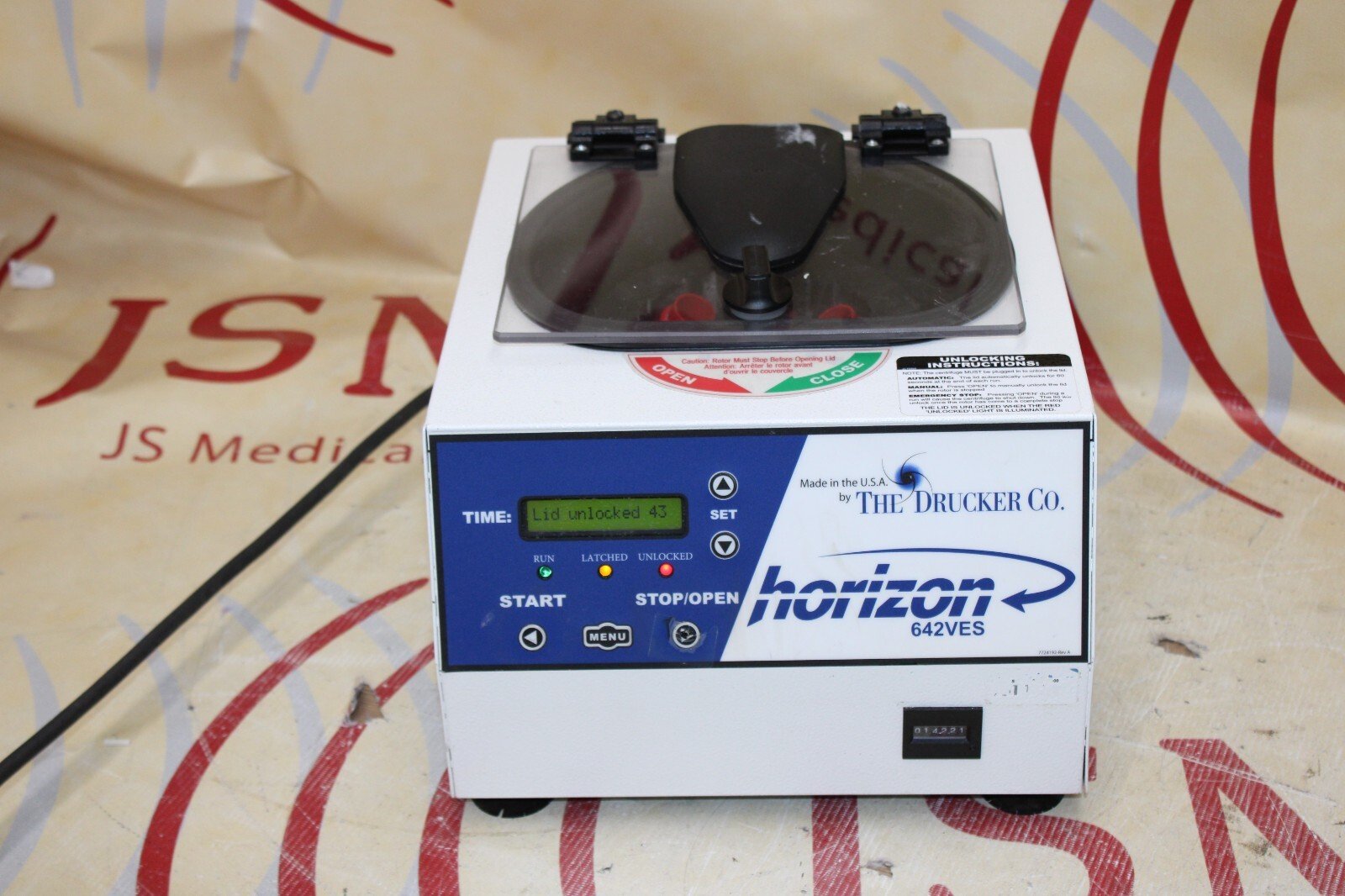 The Drucker Co Horizon 642VES Centrifuge – JS Medical Equipment