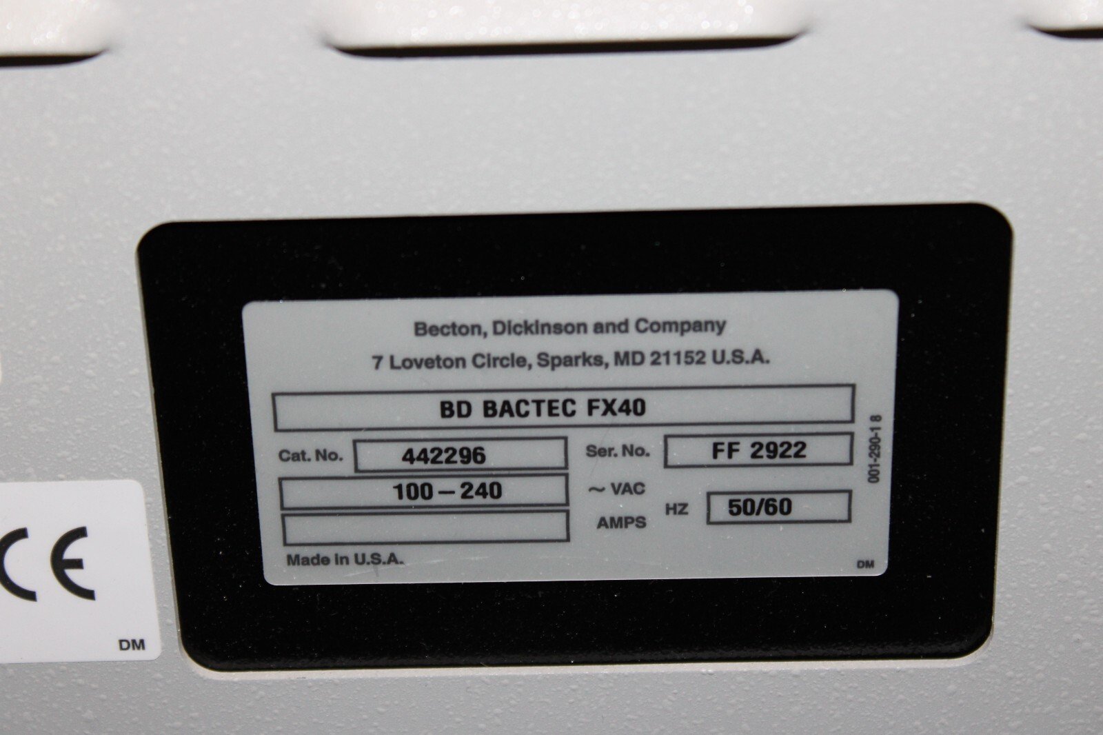 BD Bactec FX40 Automated Blood Culture System – JS Medical Equipment