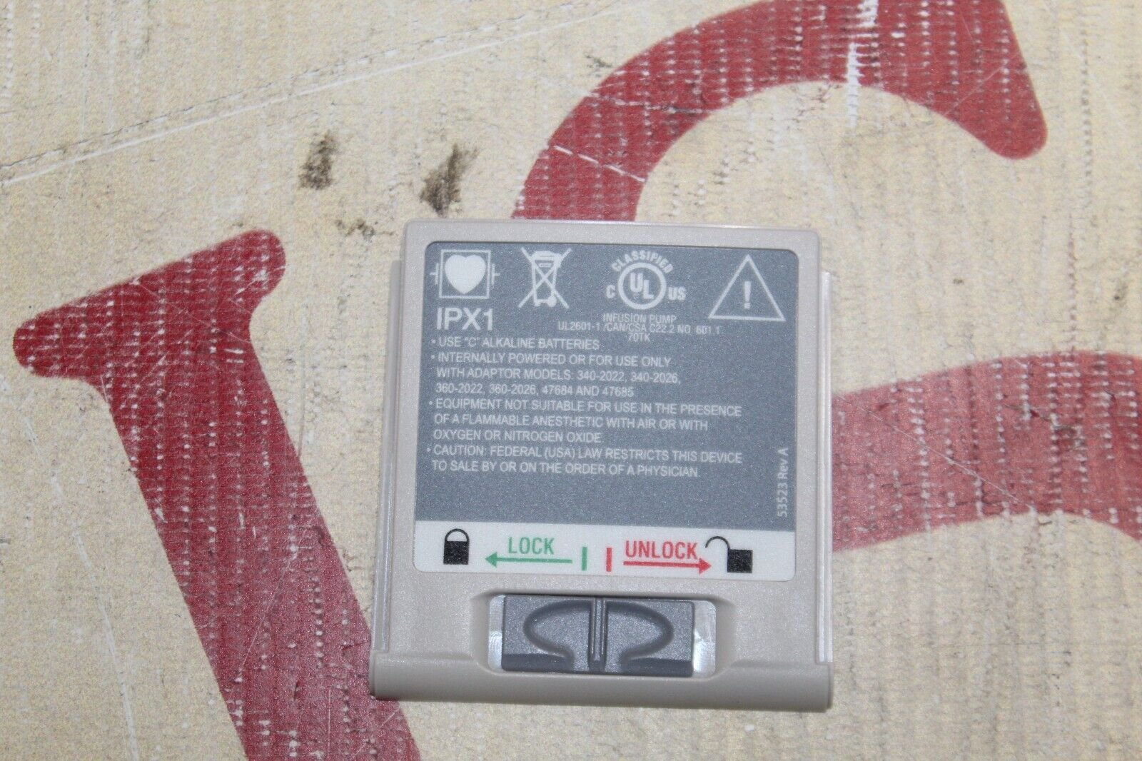 Moog Curlin PainSmart IOD Battery Cover – JS Medical Equipment