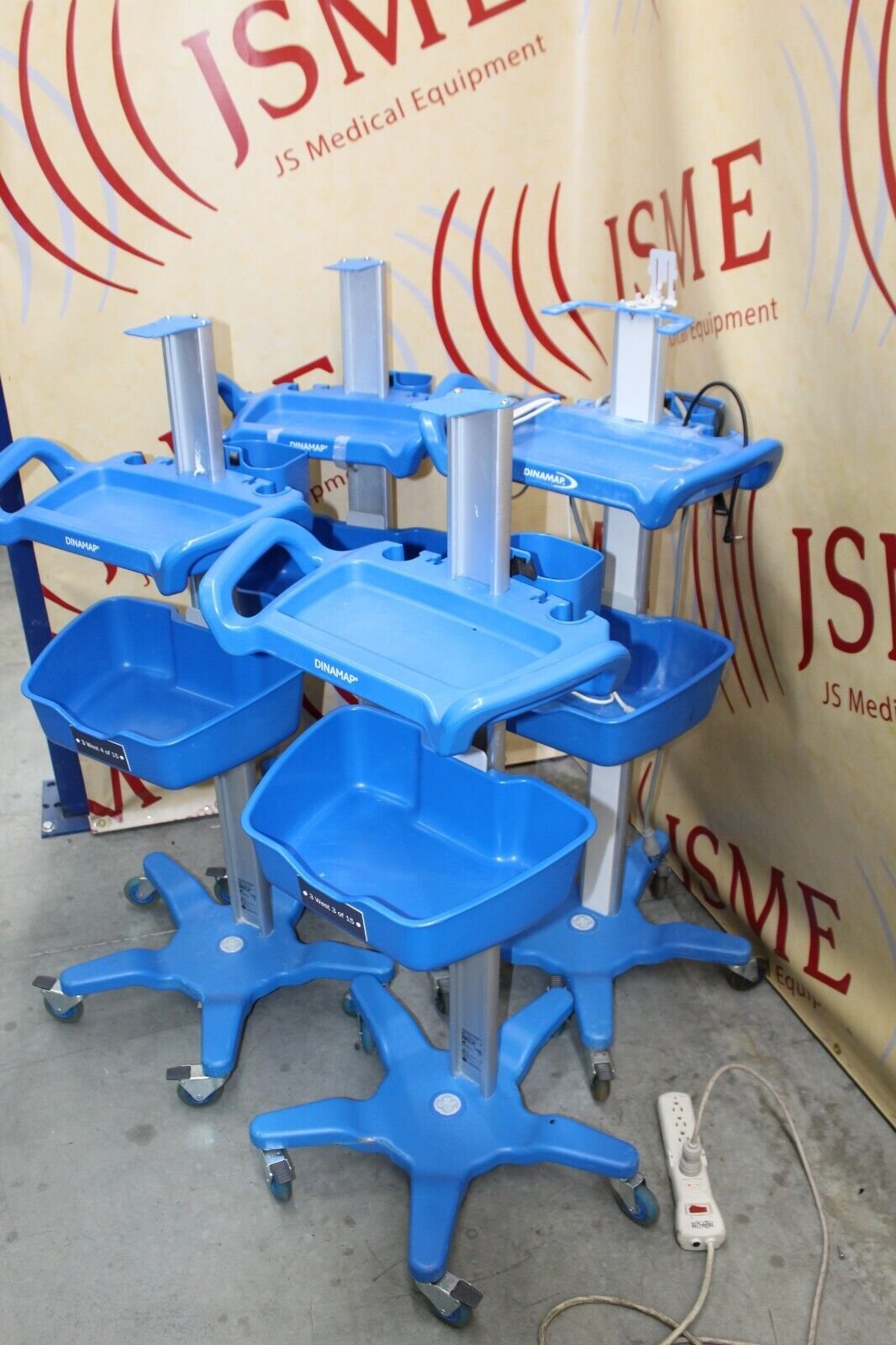 Lot of 4 GE Dinamap Carescape V100 Mobile Rolling Stand Cart – JS ...