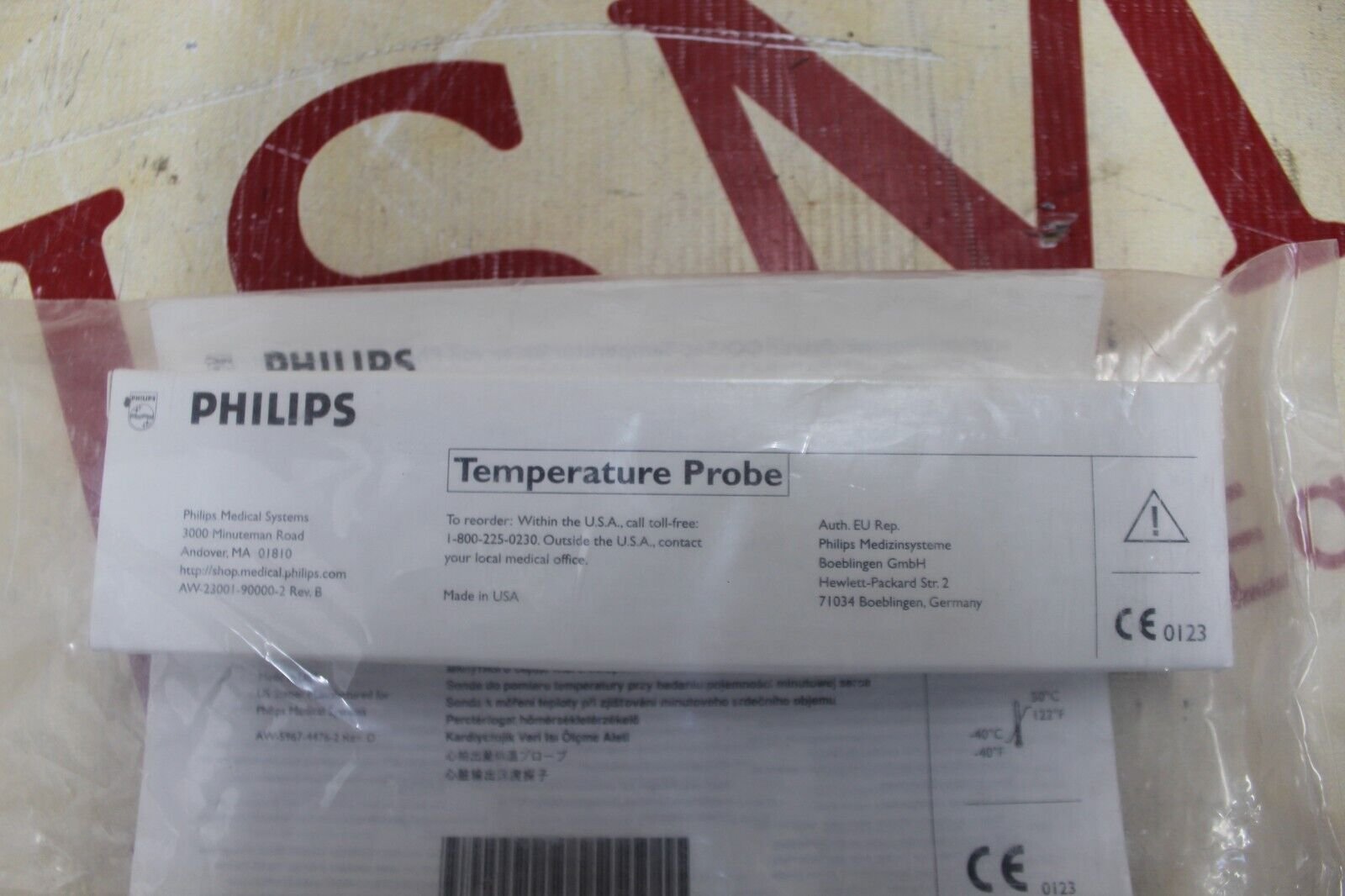 Philips 23001B Cardiac Output Temperature Probe – JS Medical Equipment
