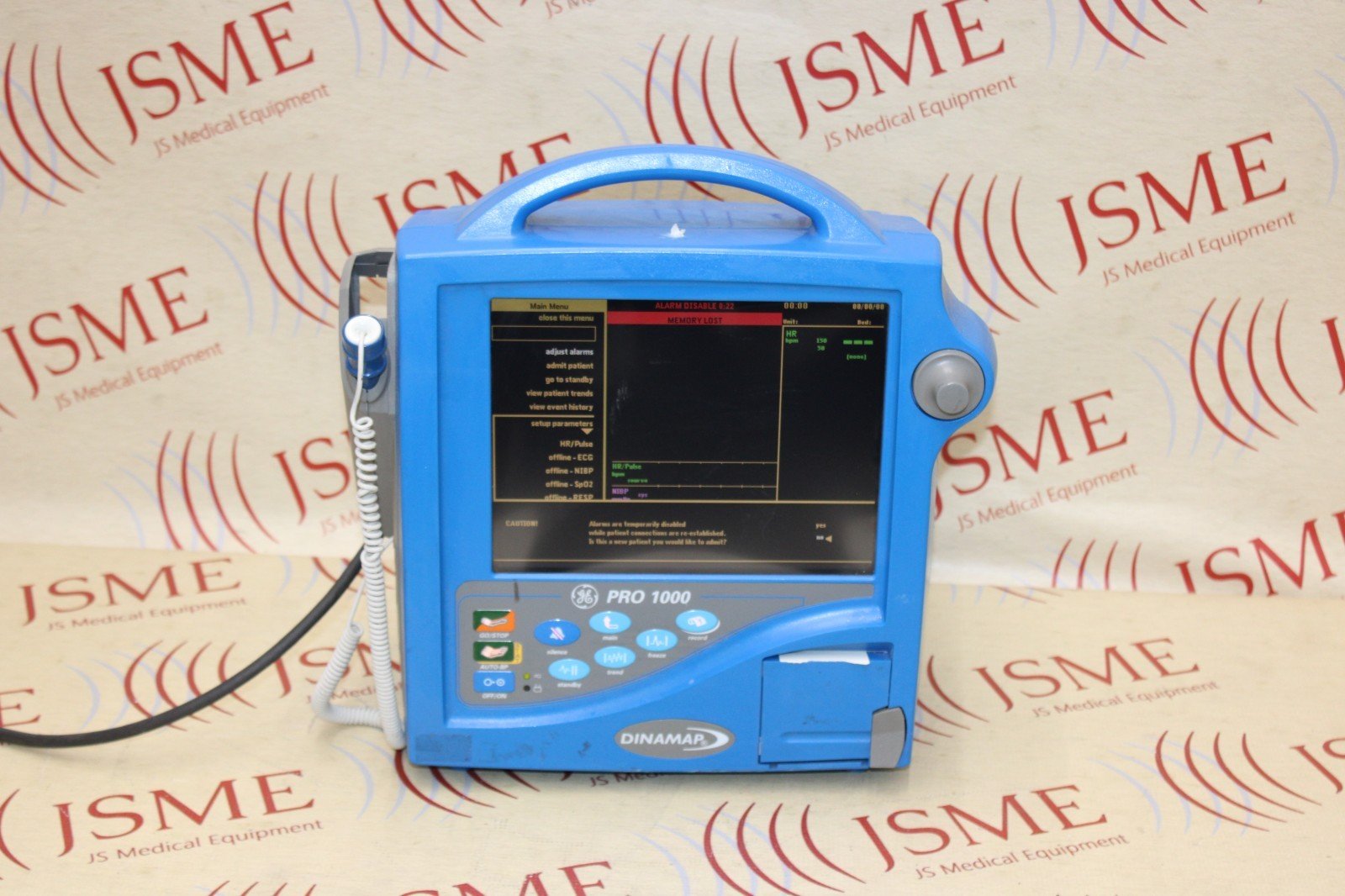 GE Dinamap Pro 1000 Patient Monitor With Probe – JS Medical Equipment