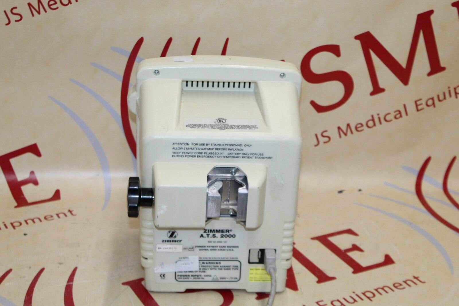 Zimmer ATS 2000 Automatic Tourniquet System – JS Medical Equipment