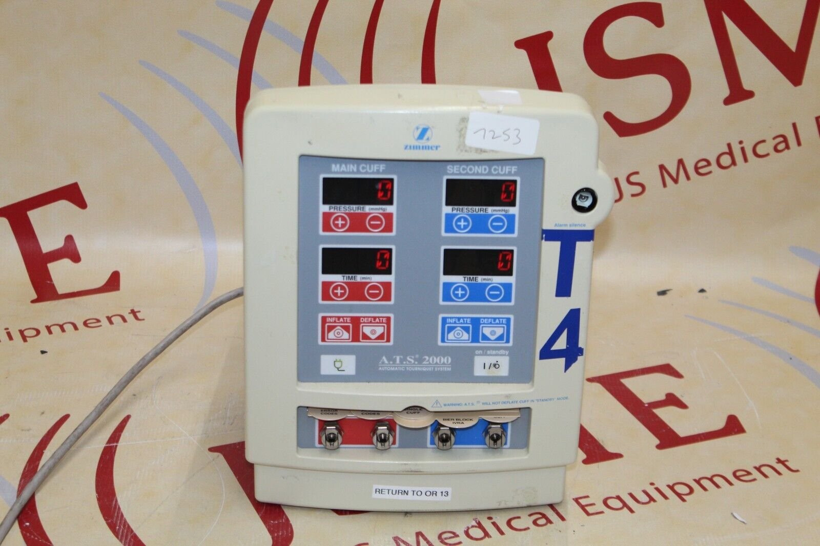 Zimmer ATS 2000 Automatic Tourniquet System – JS Medical Equipment