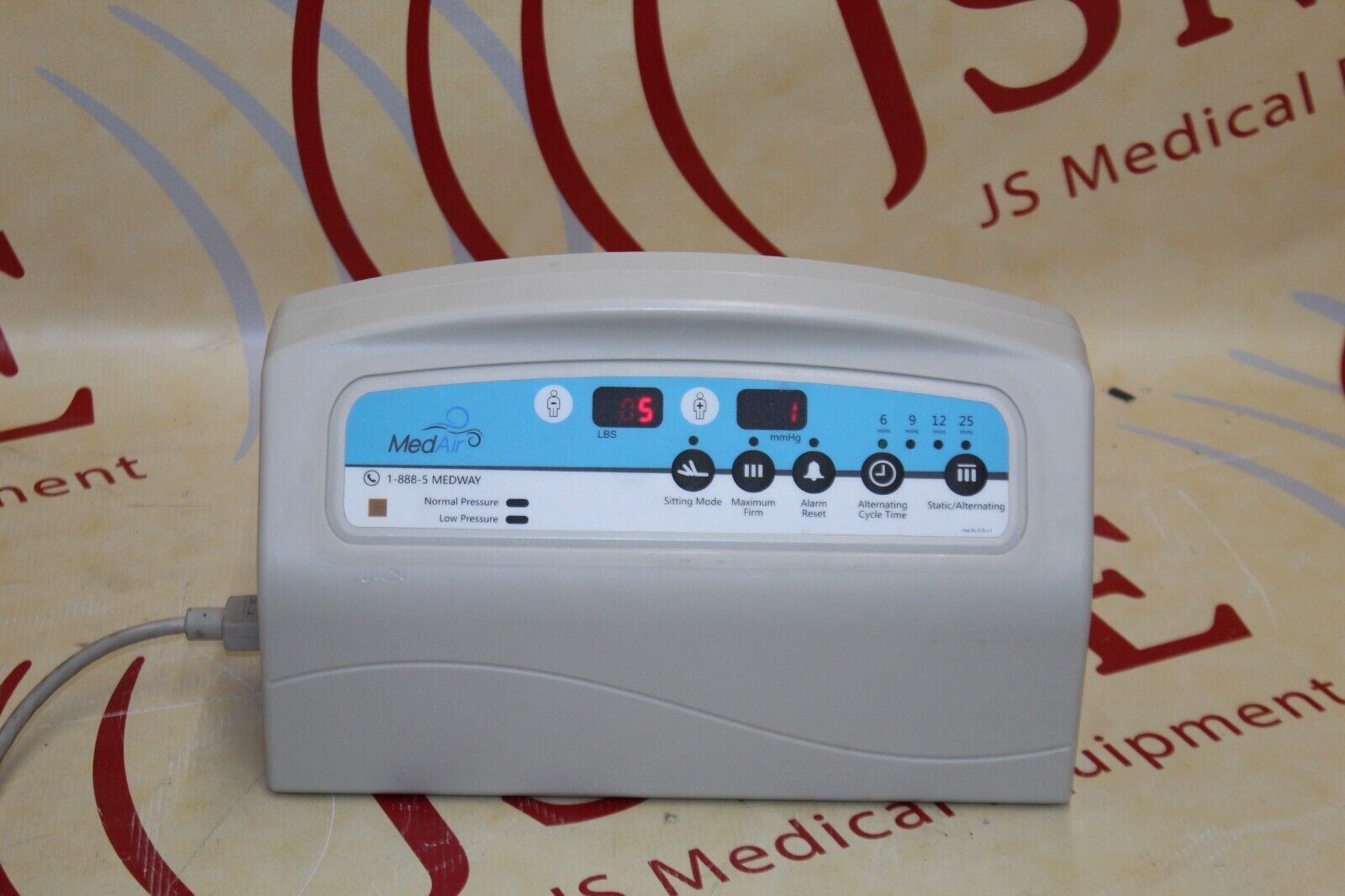 MedAir Low Air Loss Mattress System Monitor P06B – JS Medical Equipment