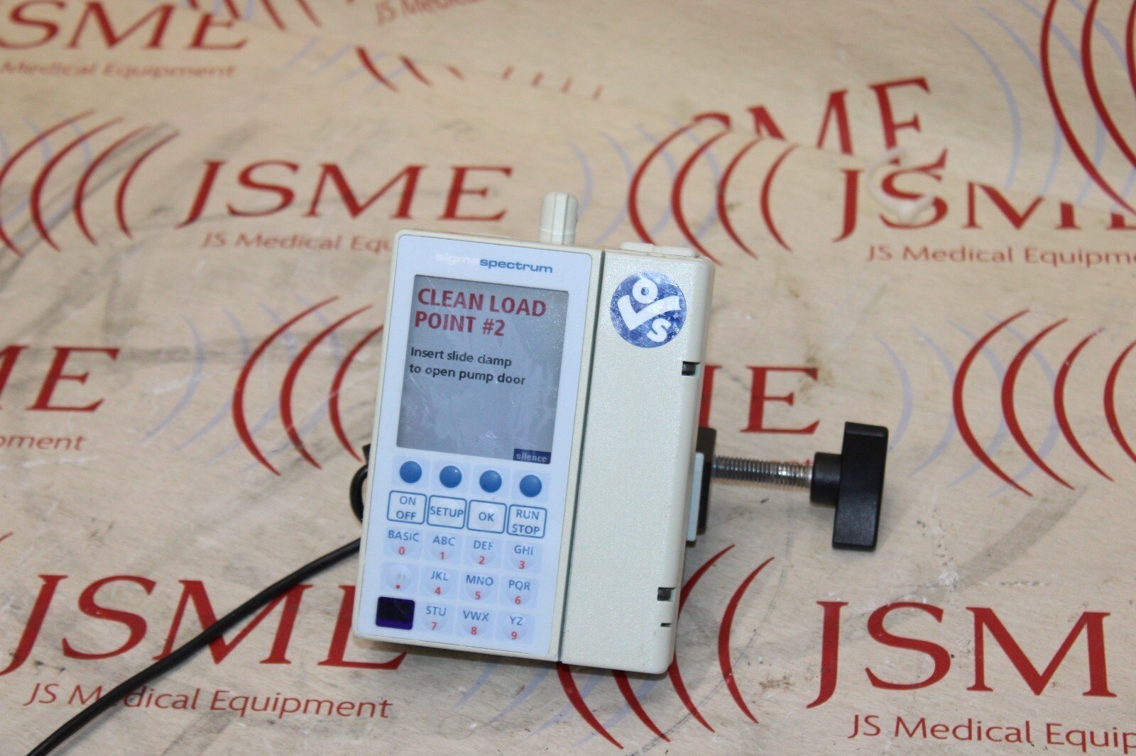 Baxter Sigma Spectrum Infusion Pump v6 w/ AC Power Supply, Battery, Po ...