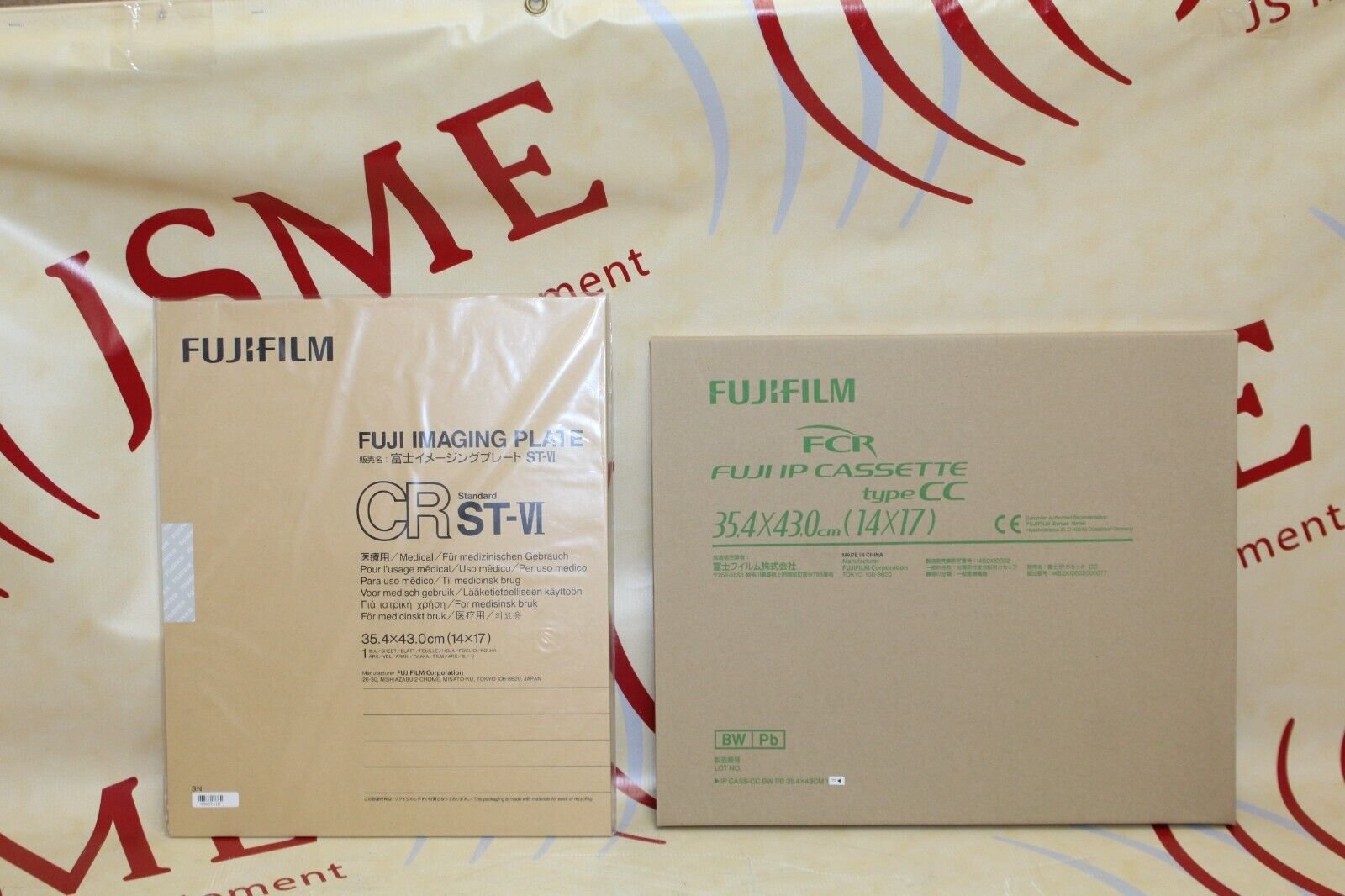 FujiFilm FCR Fuji IP Cassette type CC - 35.4x43cm / 14x17" - with Imag ...