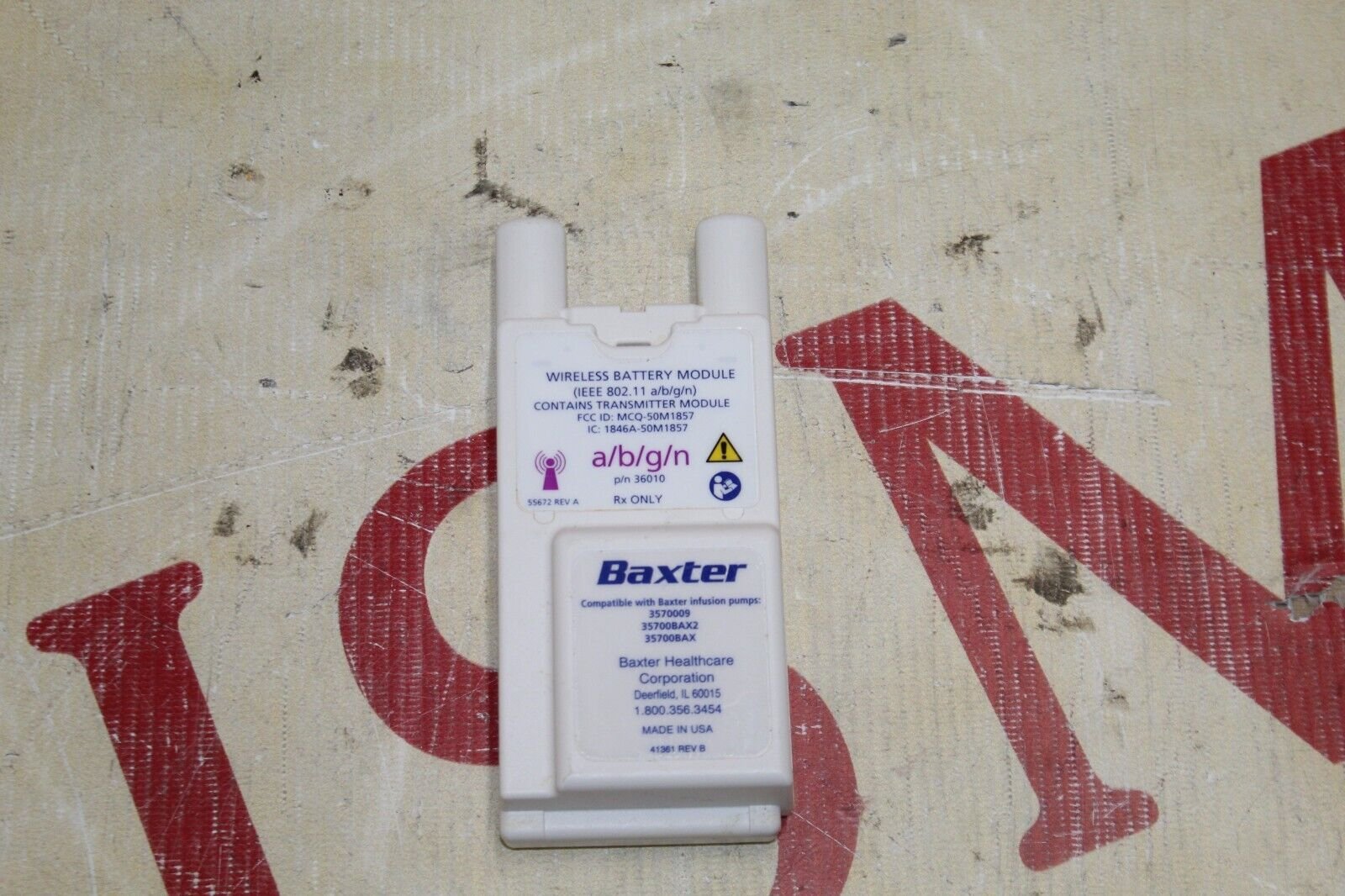 Baxter Sigma Spectrum 36010 a/b/g/n Battery – JS Medical Equipment