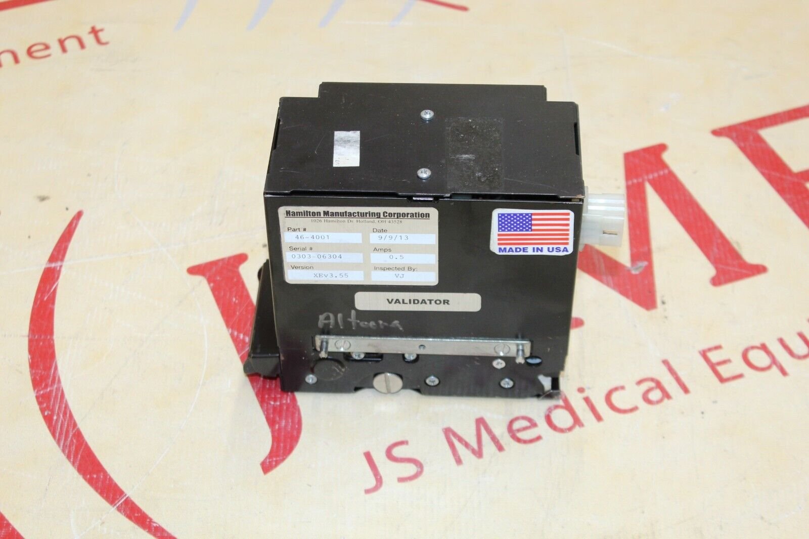 Hamilton Manufacturing XEv 3.55 Validator 46-4001 – JS Medical Equipment