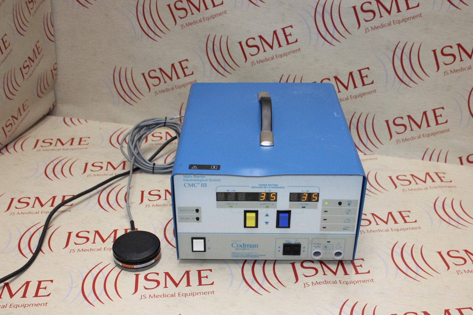 Codman CMC III Malis Electrosurgical System With Dolphin D41-SWNO Foot ...