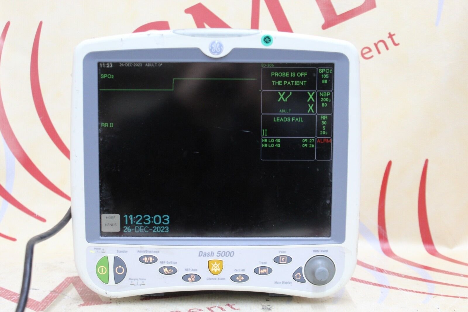 GE DASH 5000 PATIENT MONITOR – JS Medical Equipment