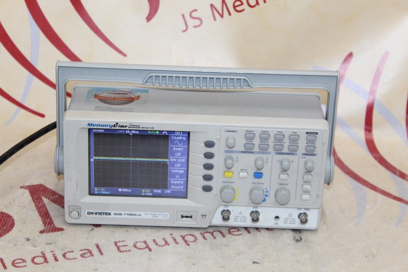 Gw Instek Oscilloscope GDS-1102-U – JS Medical Equipment