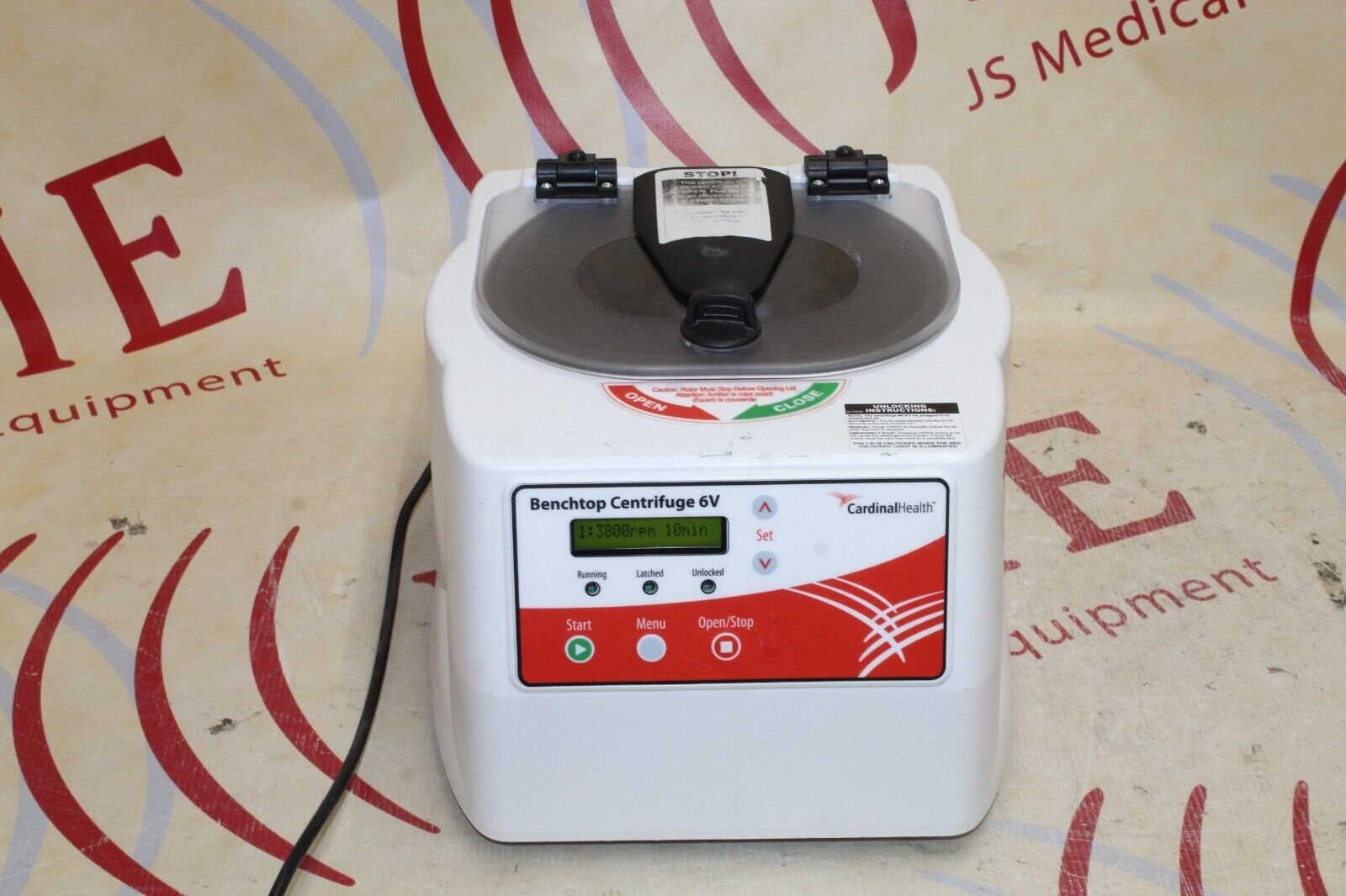 Cardinal Health Benchtop Centrifuge 6V Model 642VES – JS Medical Equipment