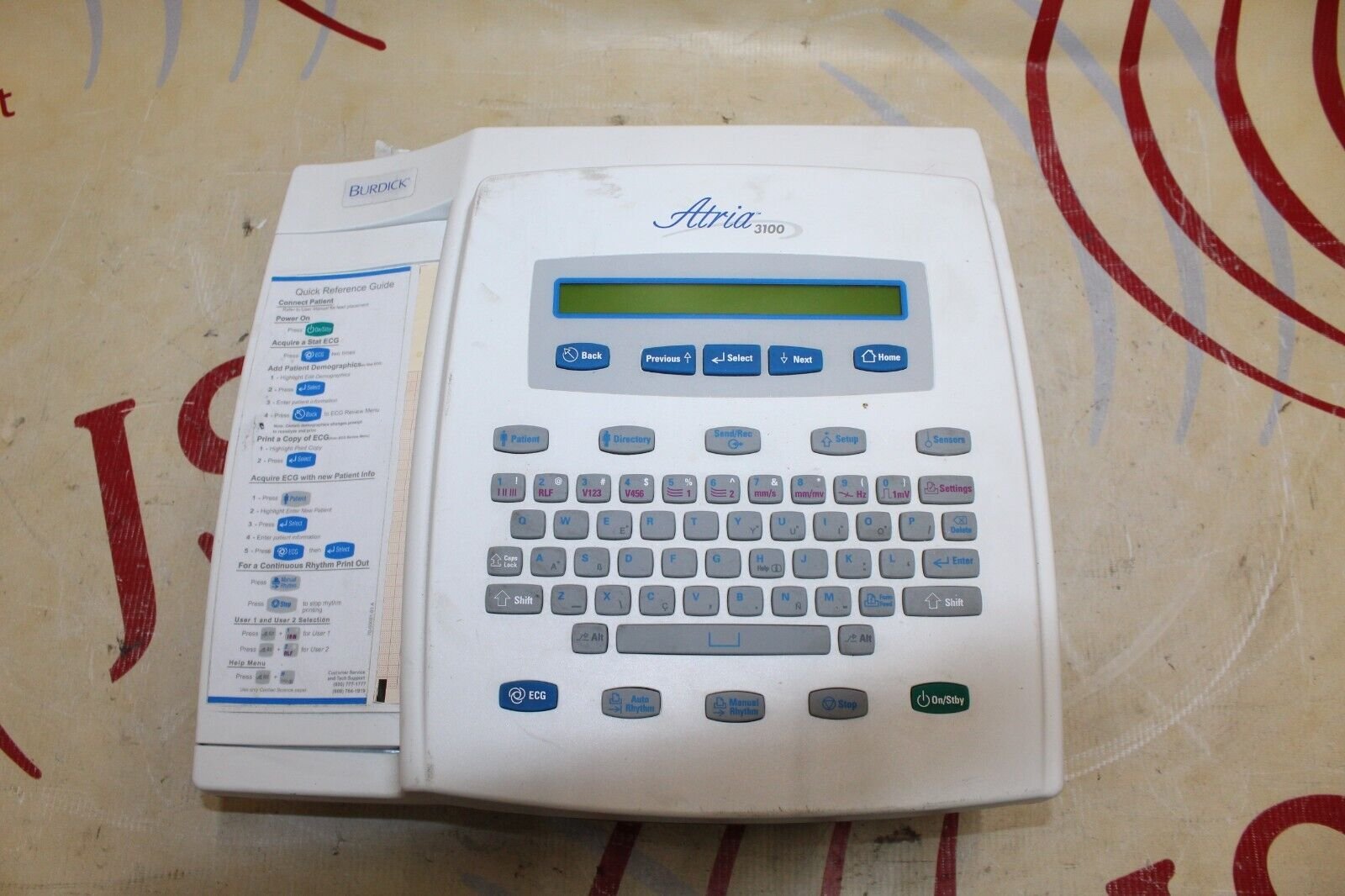 Burdick Atria 3100 EKG/ECG Unit – JS Medical Equipment