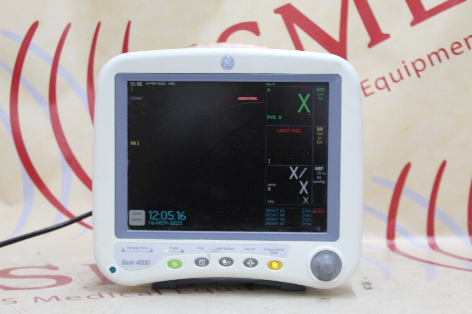 GE Dash 4000 Patient Monitor – JS Medical Equipment