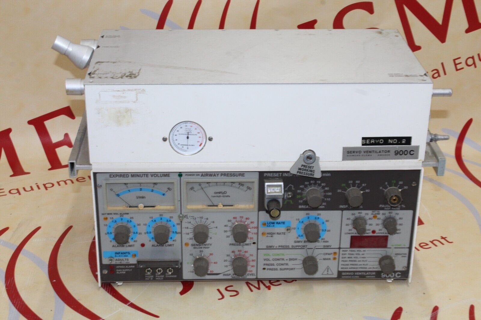 SIEMENS-Elema AB Servo 900C – JS Medical Equipment