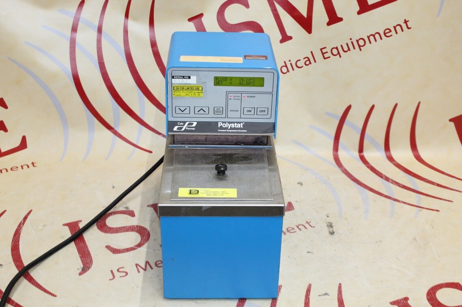 Cole Parmer 12105-10 Polystat Temperature Circulator Bath – JS Medical ...