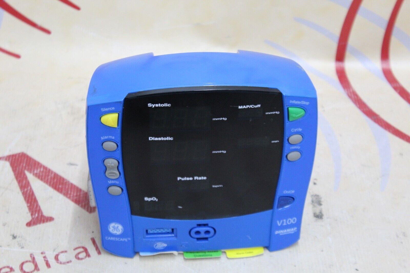 GE Dinamap CareScape V100 Vital Signs Monitor – JS Medical Equipment