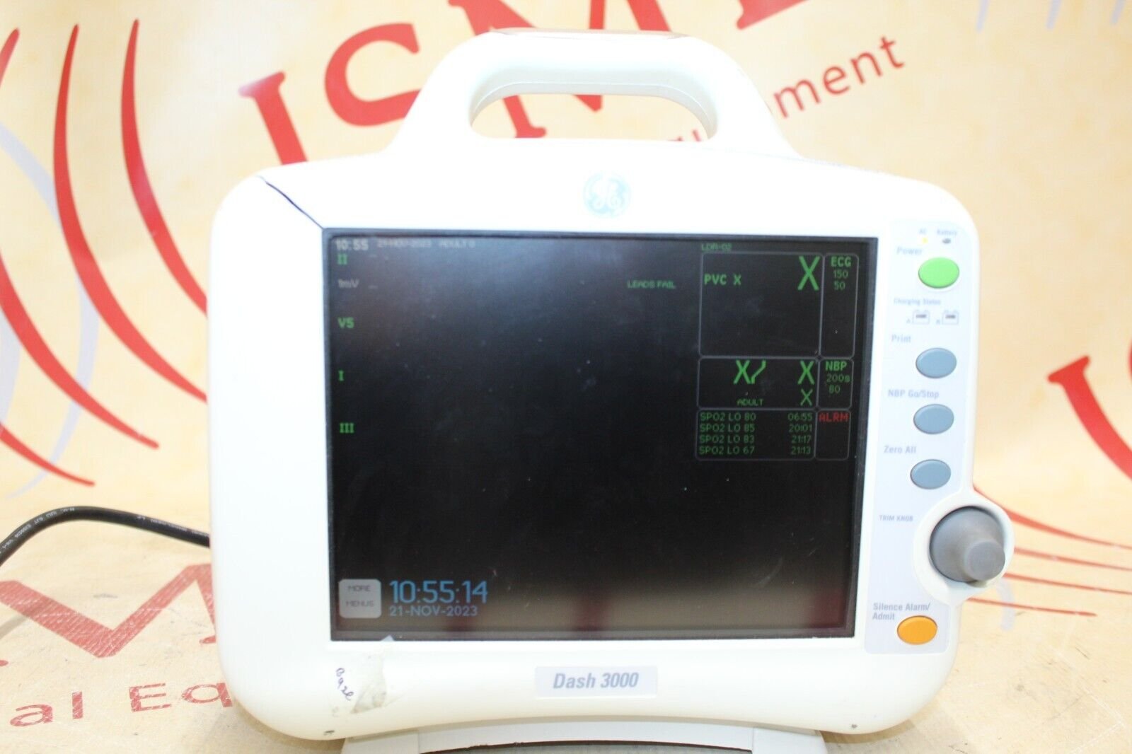 GE Dash 3000 Patient Monitor – JS Medical Equipment