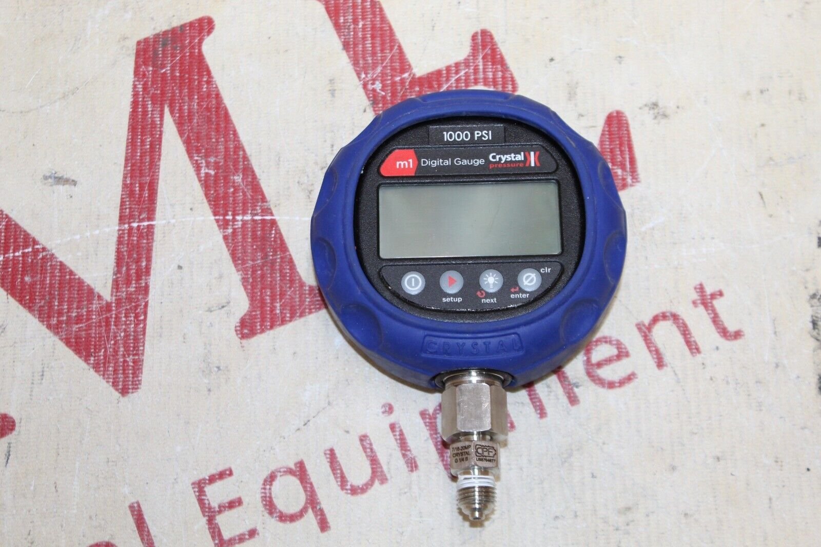 CRYSTAL PRESSURE AMETEK M1 Digital Test Gauge 1000 PSI – JS Medical ...