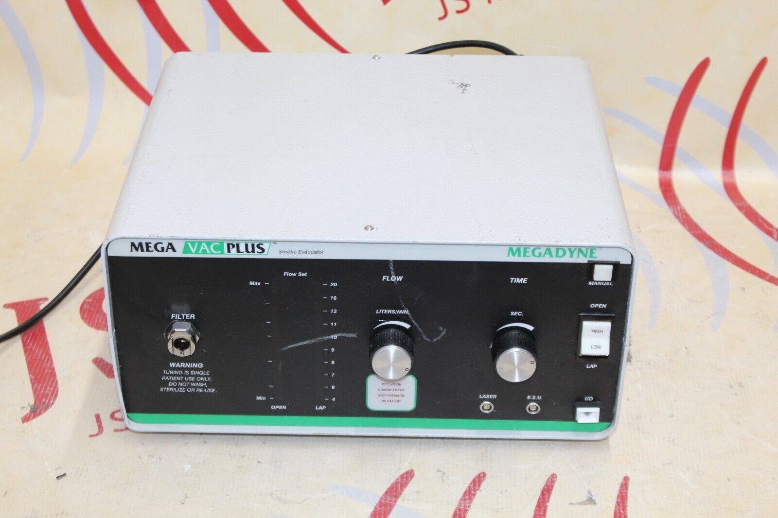 Megadyne MEGA Vac Plus 350-D Smoke Evacuator – JS Medical Equipment