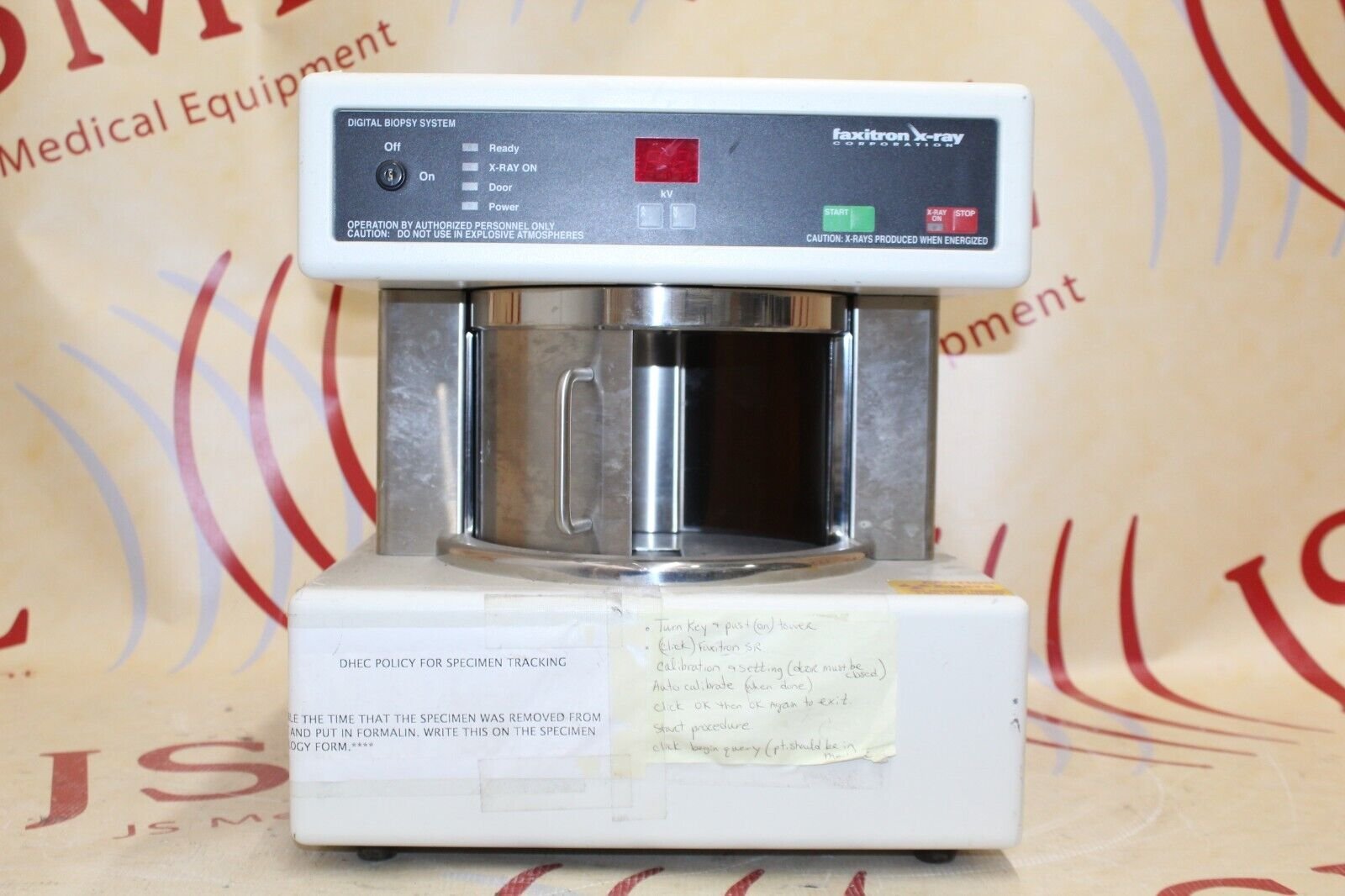 FAXITRON XRAY DX-50 DIGITAL BIOPSY SYSTEM – JS Medical Equipment