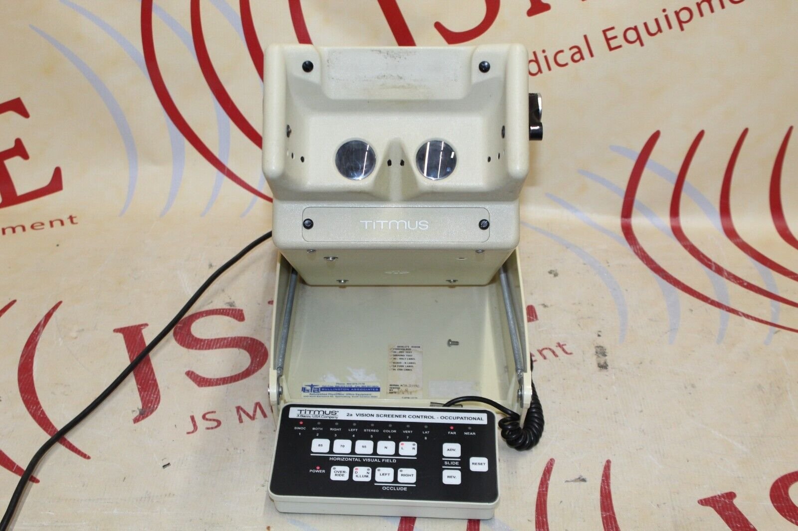 Titmus Optical 2A Vision Screener With Keypad Controller – JS Medical ...