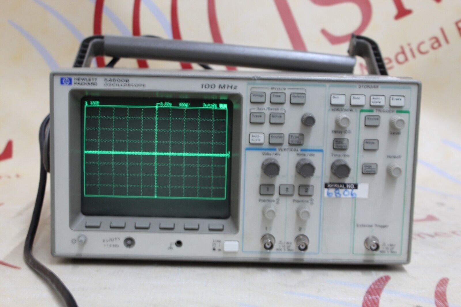 Hewlett Packard 54600B Oscilloscope 100MHz – JS Medical Equipment