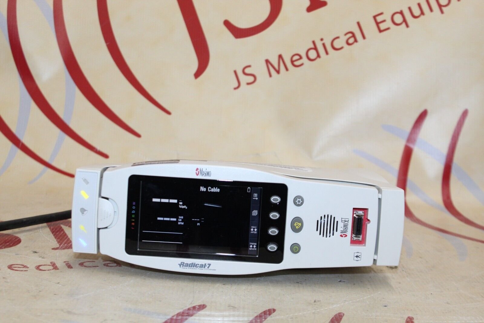Masimo Radical 7 Rainbow w/ Docking Station – JS Medical Equipment