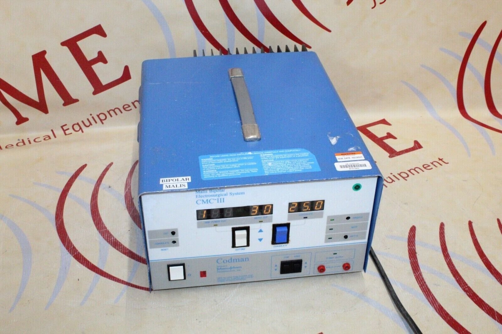 Codman CMC III Malis Bipolar Electrosurgical System [80-1170] – JS ...