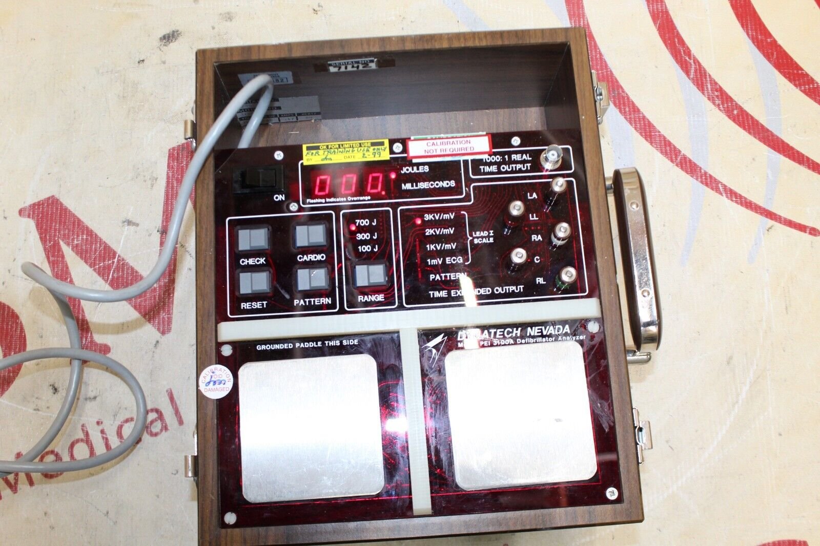 Dynatech DNI Nevada PEI 3100A Defibrillator Analyzer – JS Medical Equipment