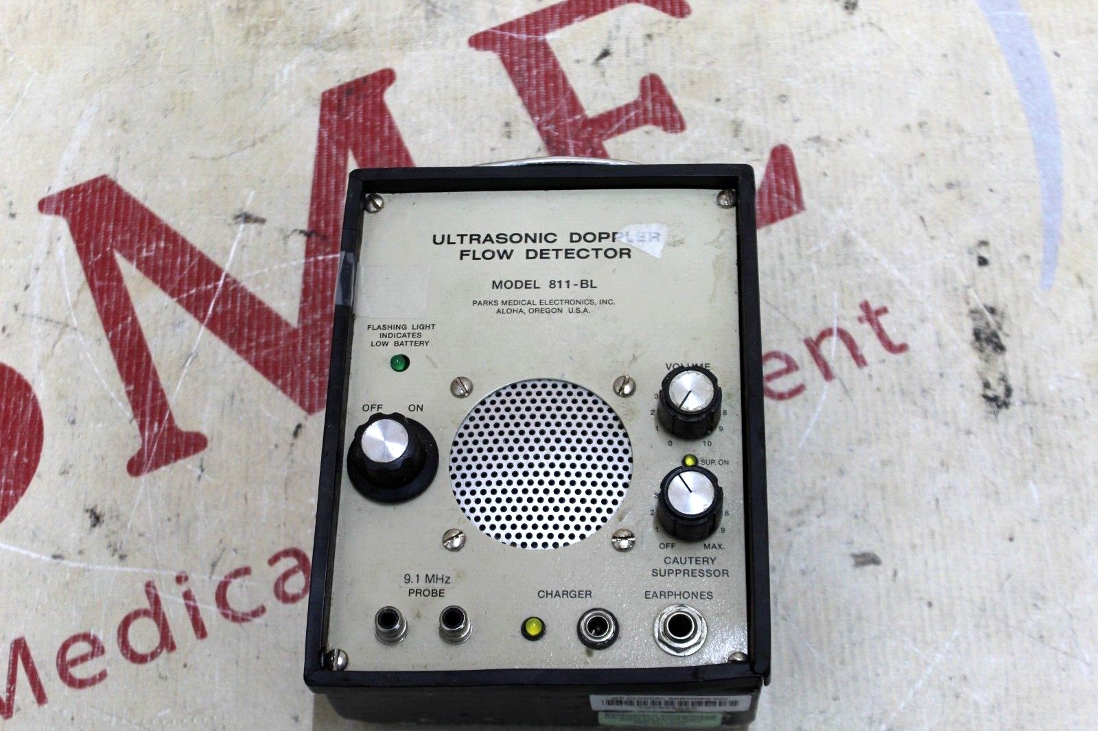 Parks Medical Ultrasonic Doppler Flow Detector Model 811-BL – JS ...