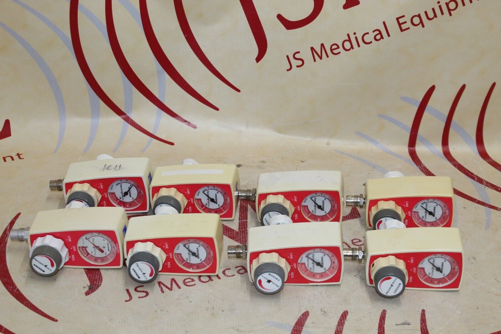 Lot of 8 Precision Medical PM3100 Vacuum Regulator – JS Medical Equipment